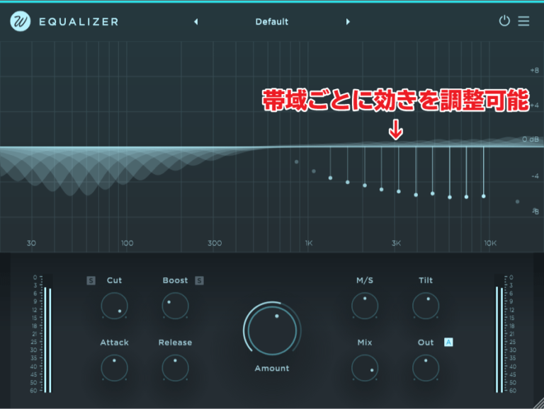 Wavesfactory Equalizerレビュー 32バンドのオートEQ