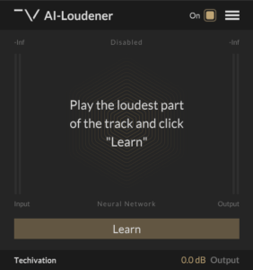 Techivation新作 AI-Loudener レビュー マスタリングにマジックを。