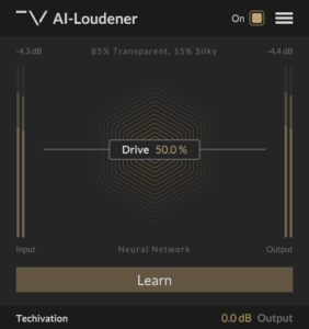 Techivation新作 AI-Loudener レビュー マスタリングにマジックを。