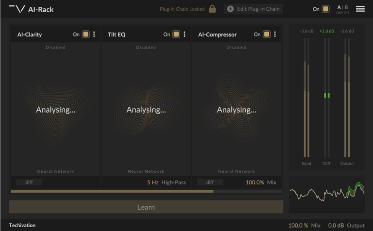 Techivation AI-Rack レビュー テチベ初のAIチャンネルストリップの実力Junya Watanabe | Composer / Singer-Songwriter